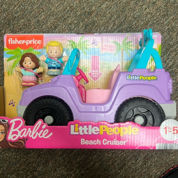 Fisher-Price | Toys | Fisherprice Little People Barbie Beach Cruiser Toy With One Figure | Poshmark